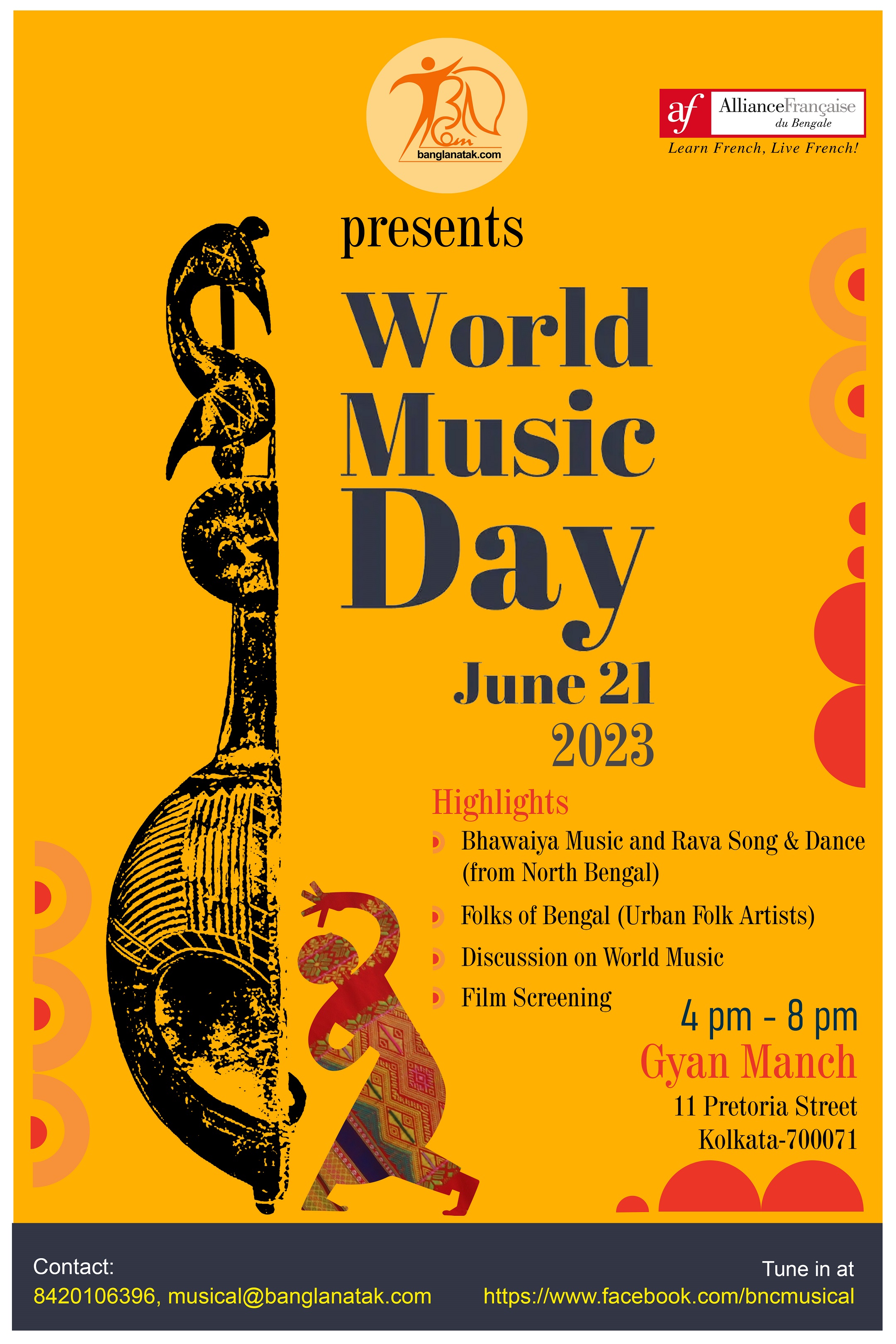 World Music Day at Gyan Manch - Fête de la Musique 2023